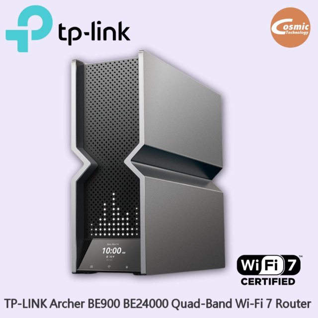 TP-LINK Archer BE900 BE24000 Quad-Band Wi-Fi 7 Router 路由器 - Cosmic ...