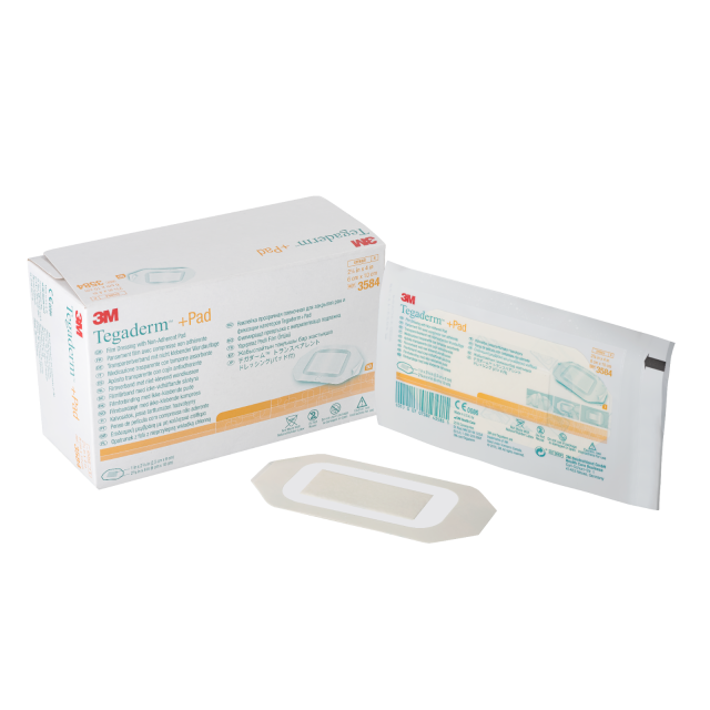 3M™ Tegaderm™ 全效防水膠膜敷貼 6x10厘米, 3584 (50片/盒) - Jacobson 醫臣健康