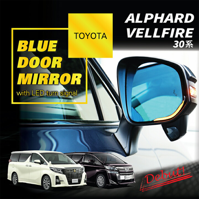 TOYOTA ALPHARD/VELLFIRE 30 Door mirror With LED blinker - Loong Wah ...