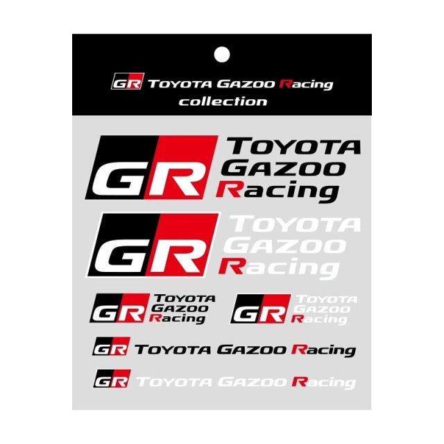 TOYOTA GAZOO Racing logo sticker set A - Loong Wah Motors Group Limited