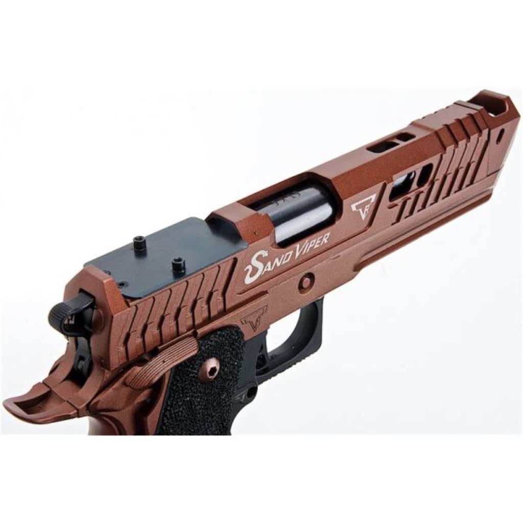 ARMY R615D TTI Licensed Sand Viper GBB Pistol with sro red dot - Gun ...