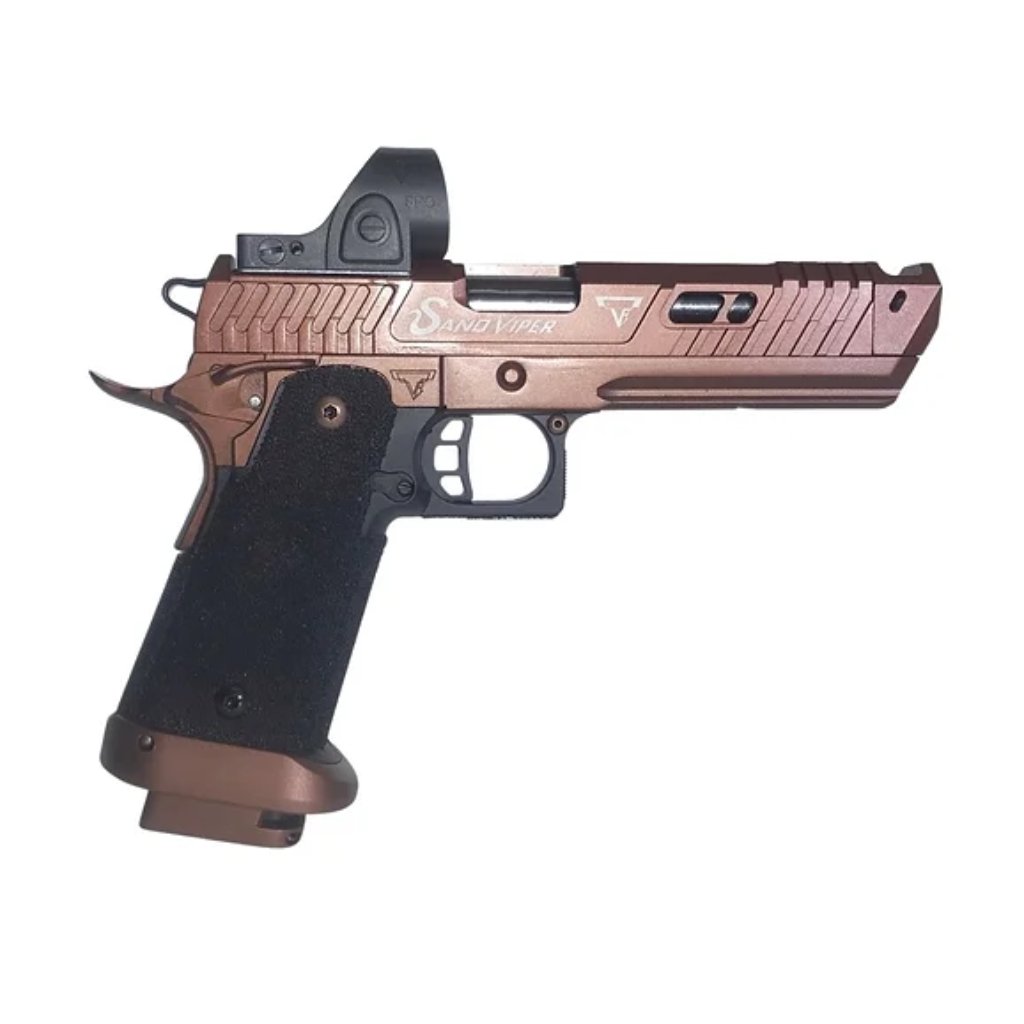ARMY R615D TTI Licensed Sand Viper GBB Pistol with sro red dot - Gun ...