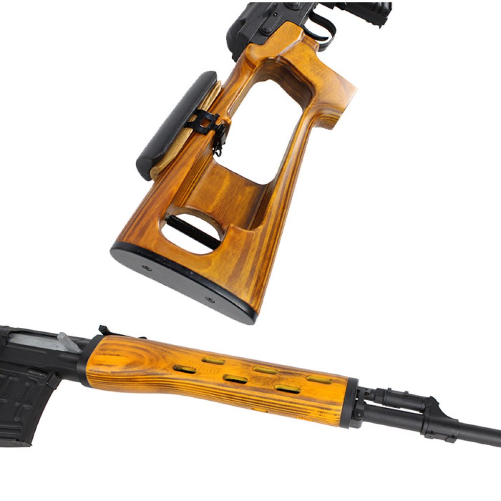 AGM Dragunov SVD spring power rifle Real Wood - Gun Mall Hong Kong