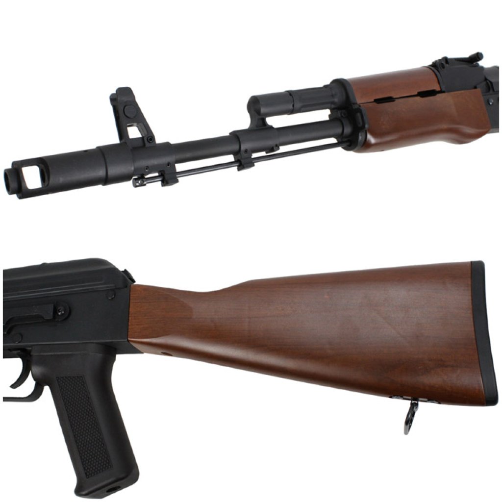 S&T AK-74N Sports Line AEG (Wood Like Plastic) - Gun Mall Hong Kong