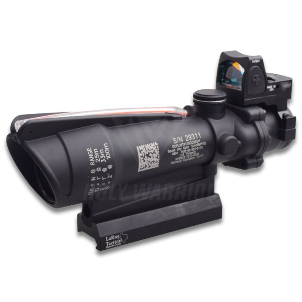 Holy Warrior TA11 ACOG 3.5X /w RMR fiber optic illuminated Rifle Scope BK - Gun Mall Hong Kong