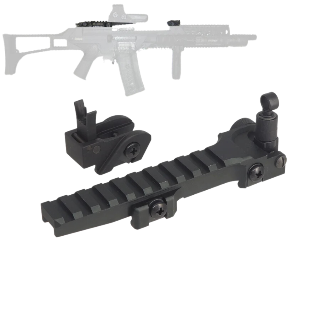 Double Bell KAC Style Flip Up Front and Rear Sight for G36 - Gun Mall ...