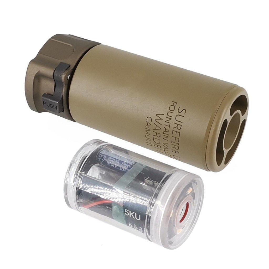 5KU 14mm CCW Spitfire Tracer Warden Blast Diffuser TAN - Gun Mall Hong Kong
