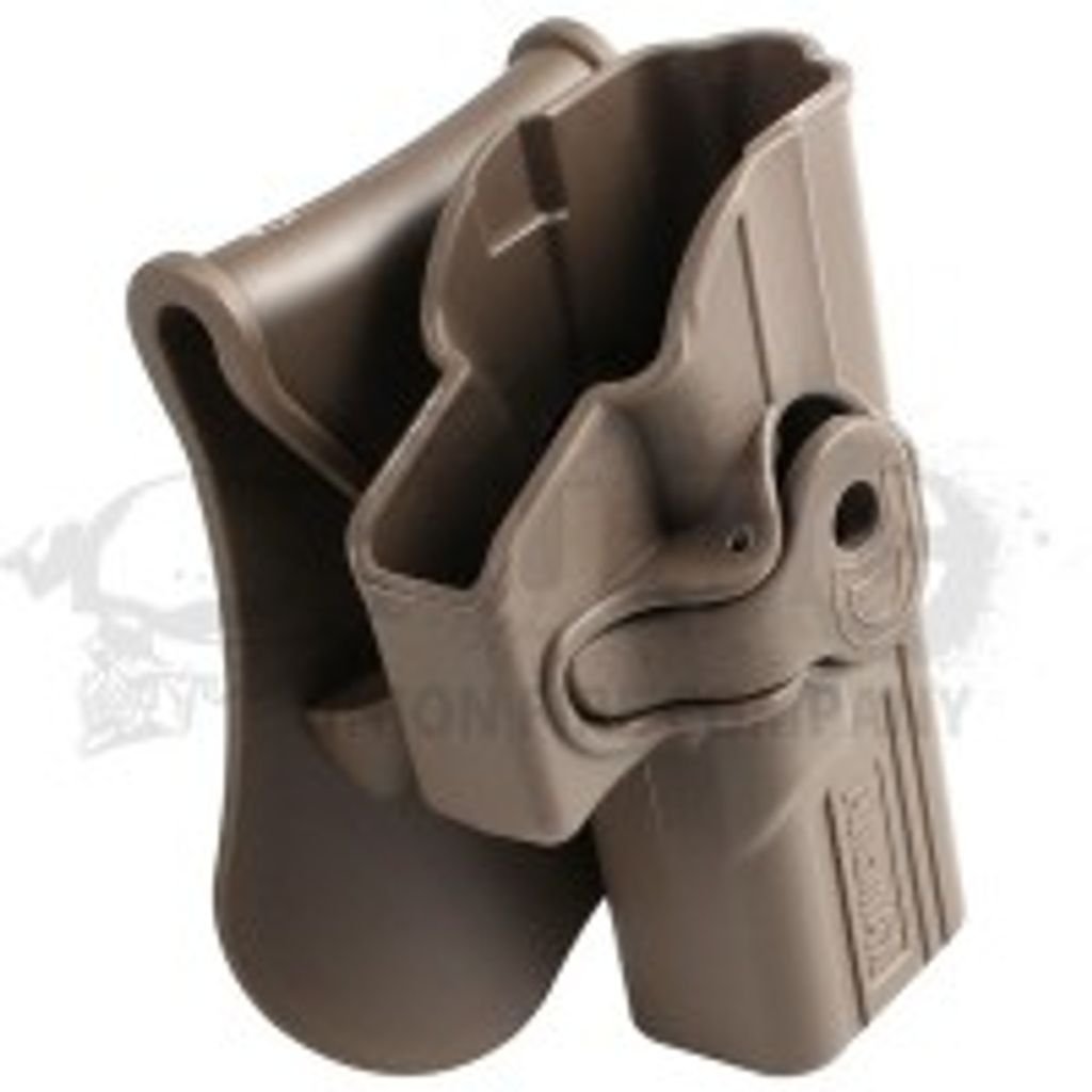 AMOMAX Glock 19 & P80 & CZ P10C Compact Plastic Holste FDE - Gun Mall ...