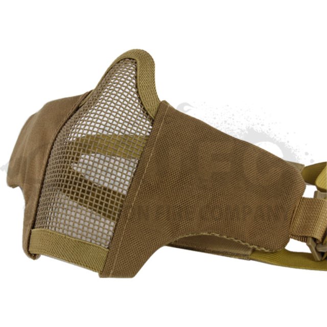 UFC V1 Steel Mesh mask (short version) TAN - Gun Mall Hong Kong