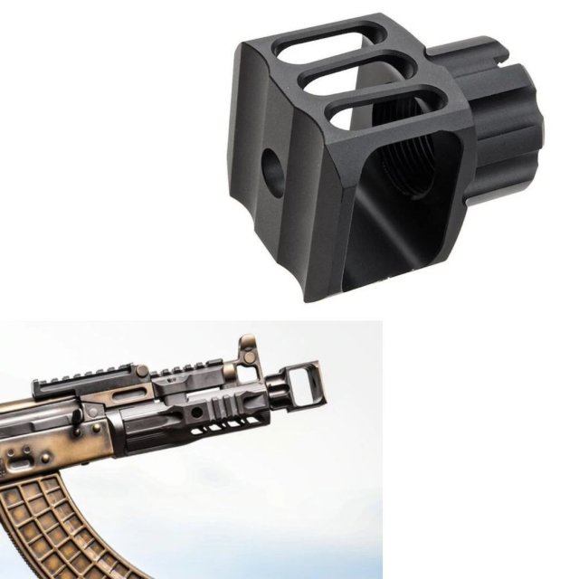 5KU JM Style LAF-24 AK Muzzle Brake 24MM CW - Gun Mall Hong Kong
